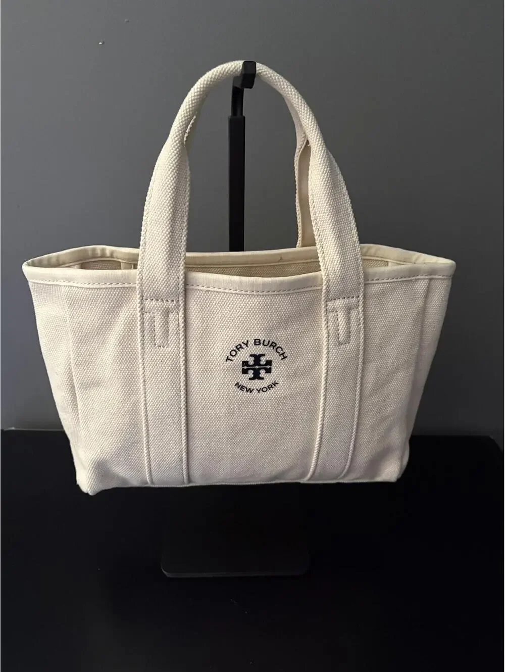 Tory Burch | Bags | Tory Burch Small Ella Tote Small Canvas Shopping ...